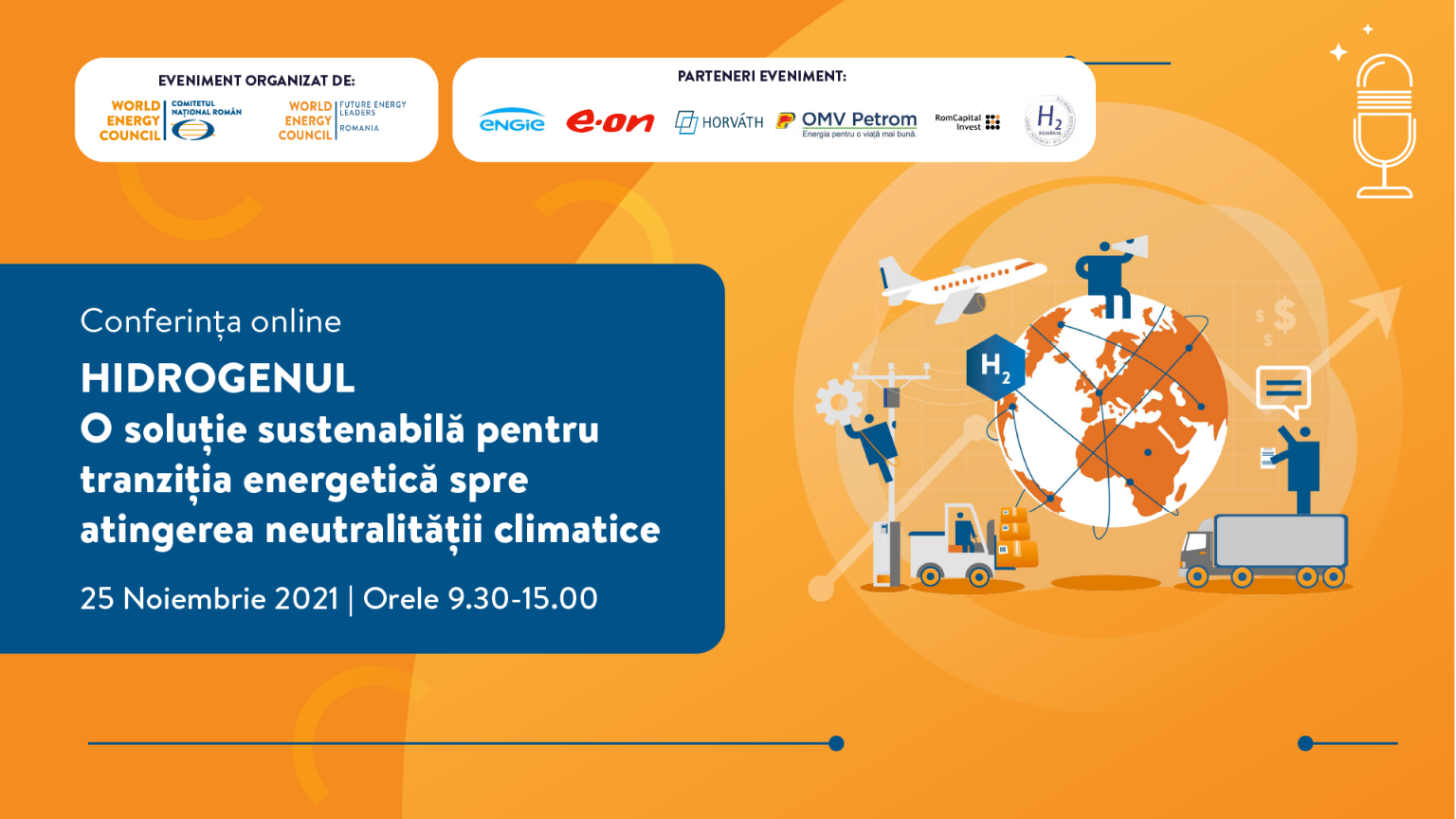 Conferința online “HIDROGENUL - O SOLUȚIE SUSTENABILĂ PENTRU TRANZIȚIA ...